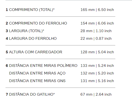 Glock G43X Slimline MOS Subcompacta 9mm - Guns Sport